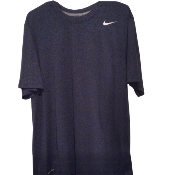 Nike | Shirts | Nwot Nike Dri Fit Navy Blue Loose Fit Shirt Large ...